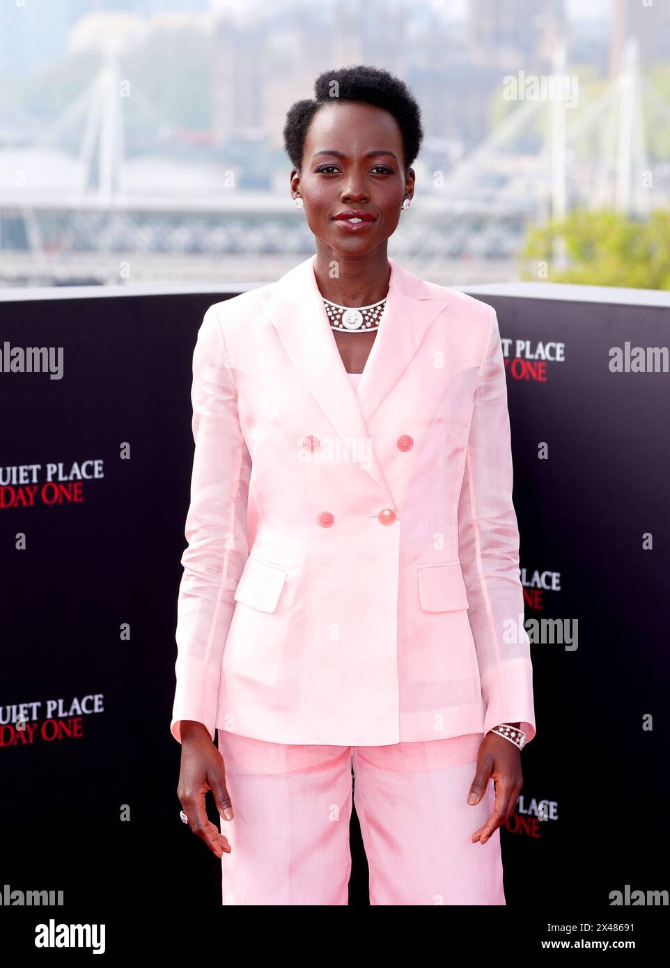 Lupita Nyong'o during a photocall for A Quiet Place: Day One, at the ...