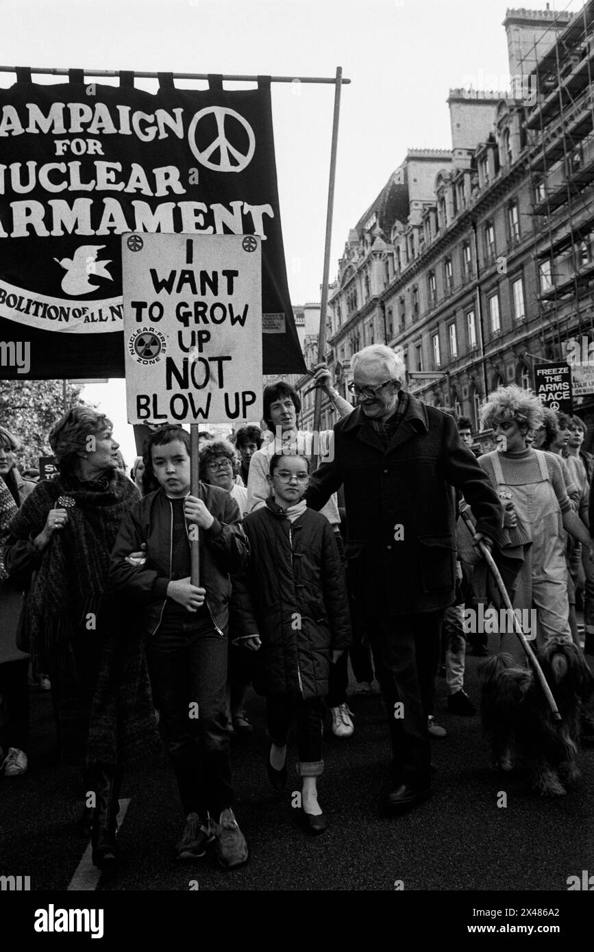 Michael Foot MP (former leader of the opposition Labour Party) with his ...