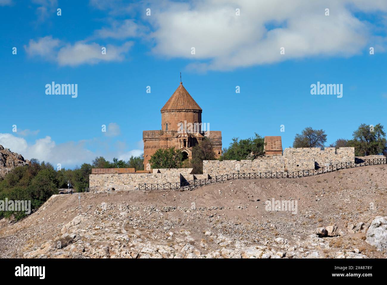 10th century Akdamar Armenian Church of the Holy Cross, Akdamar Island ...