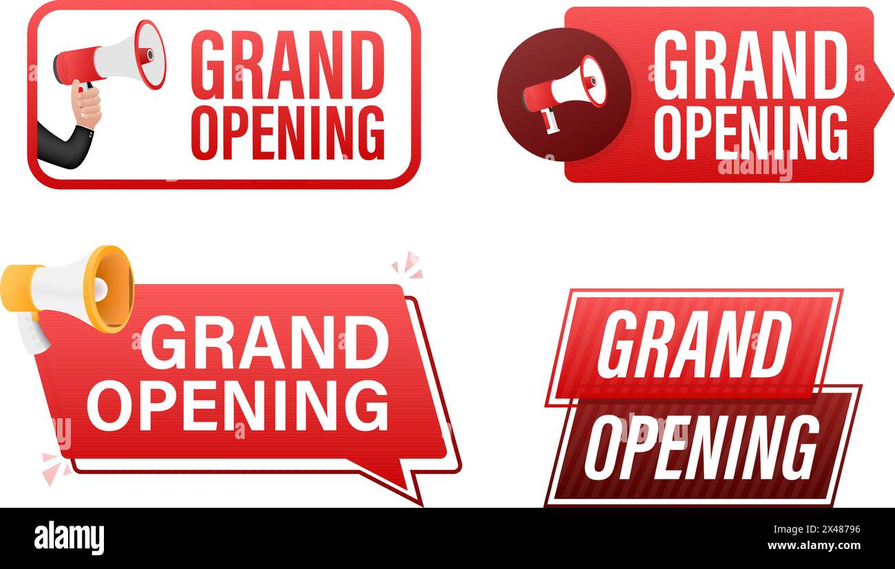 Start now megaphone in promotion hi-res stock photography and images ...