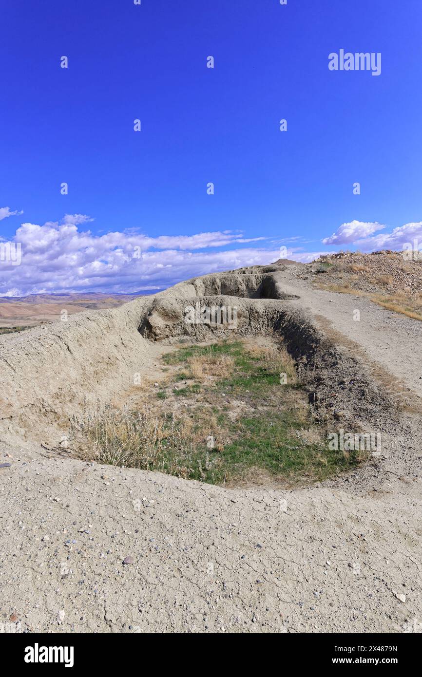 Ruins of the Urartian citadel of Cavustepe, Van, Turkey Stock Photo - Alamy
