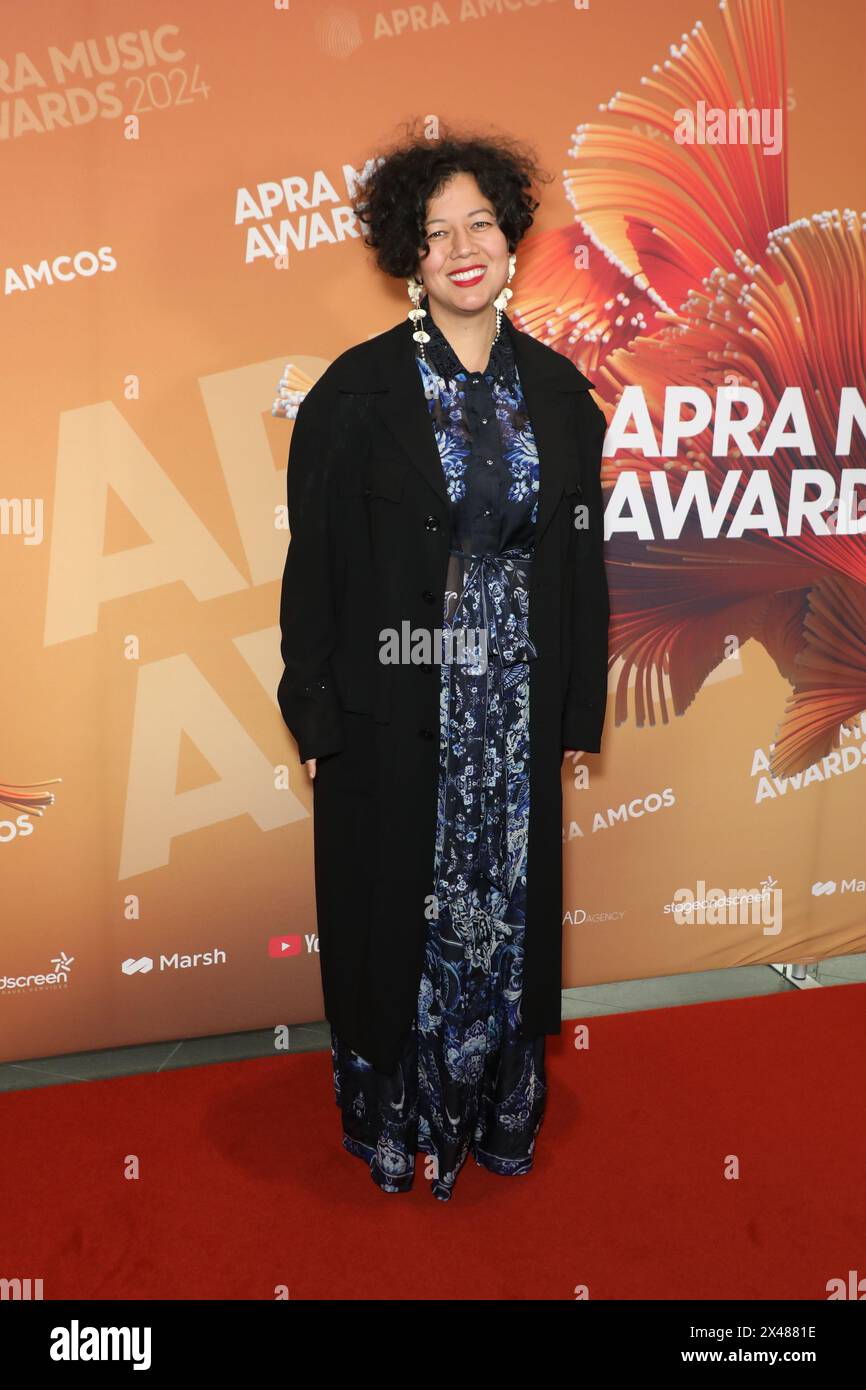 Sydney, Australia. 1st May 2024. Mahalia Barnes arrives on the red ...