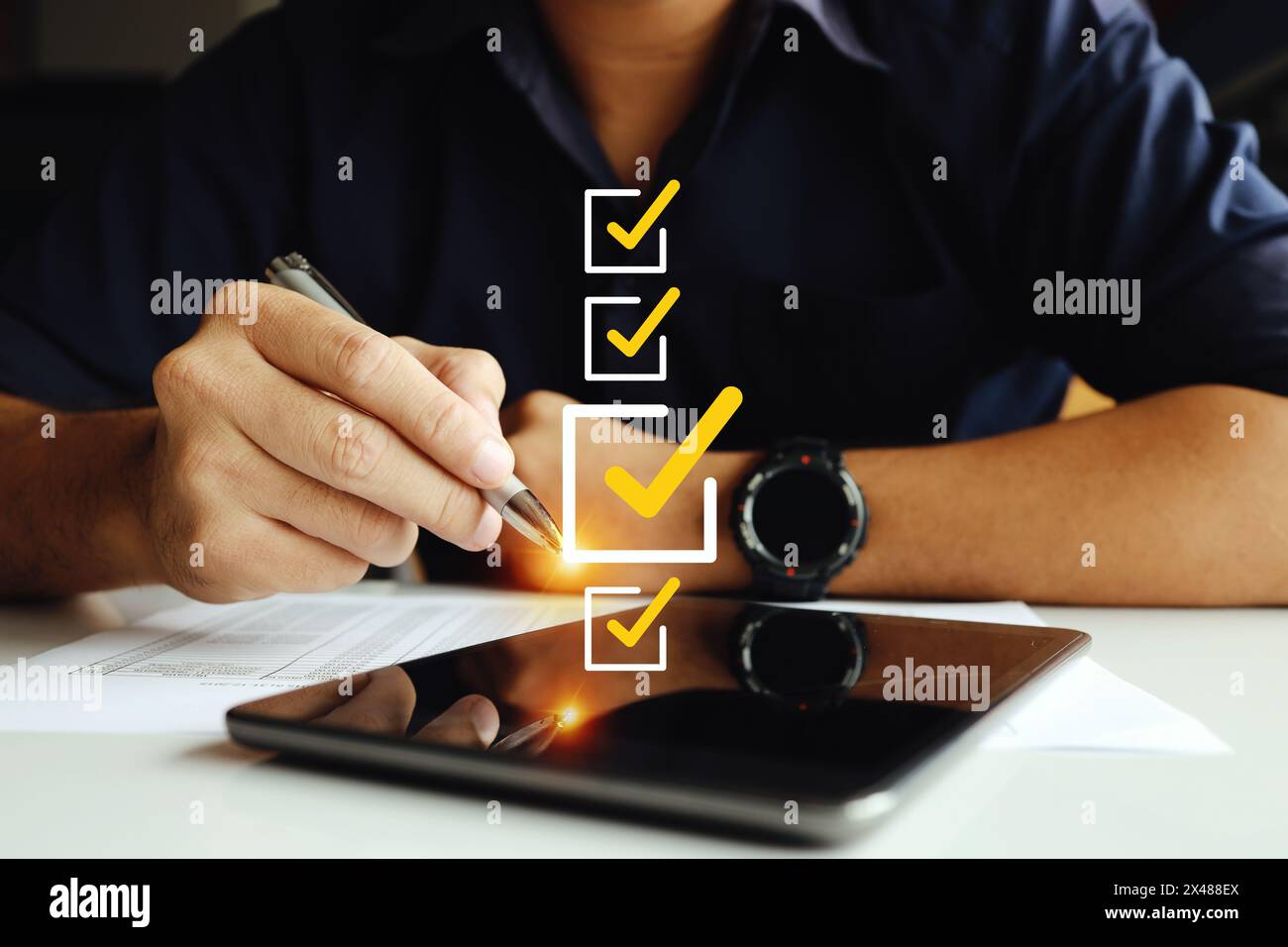 Successful businessman, corporate manager, and business professional ...