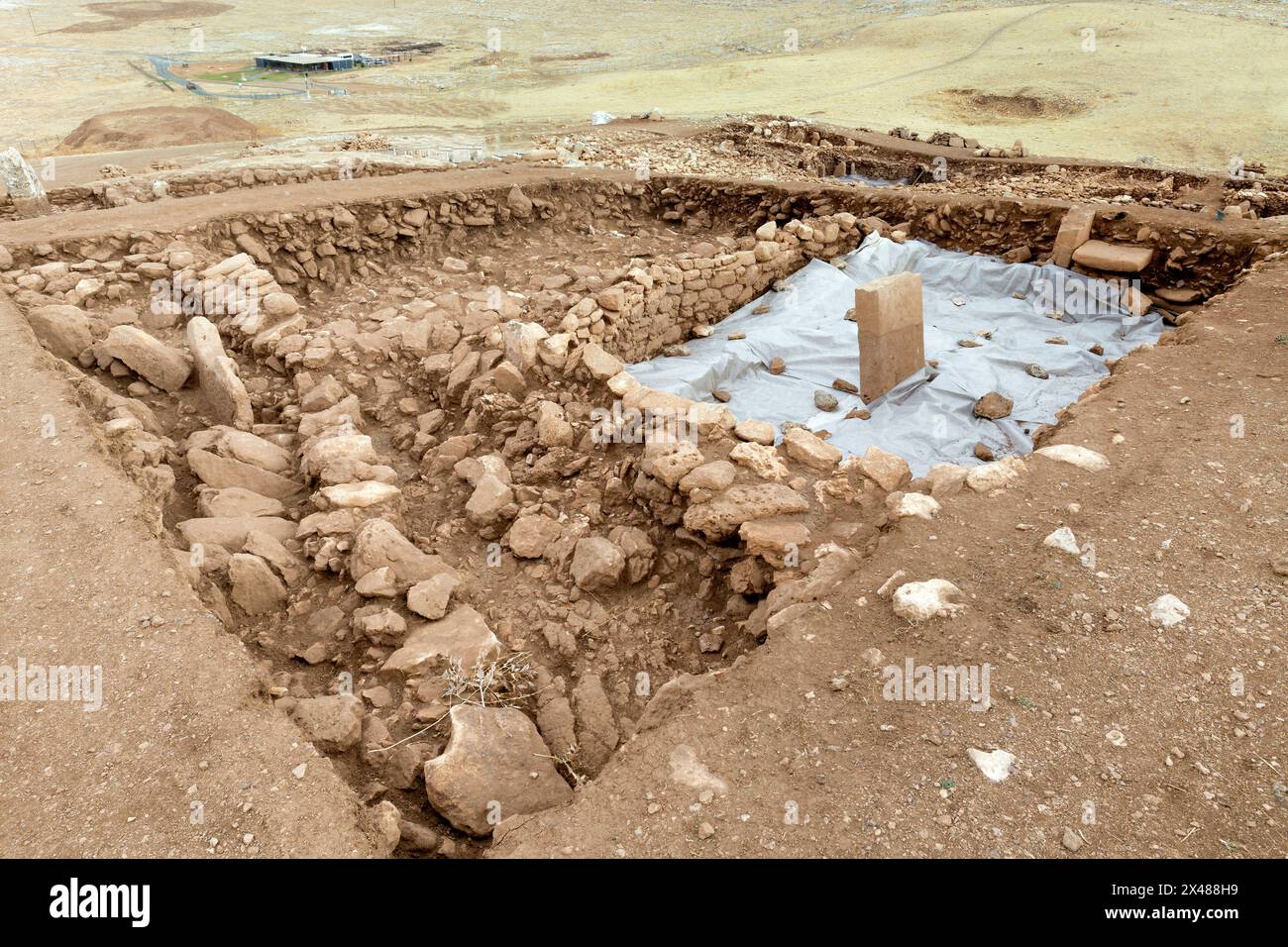 Neolithic Archaeological Site Of Karahan Tepe Circular Stone Structure