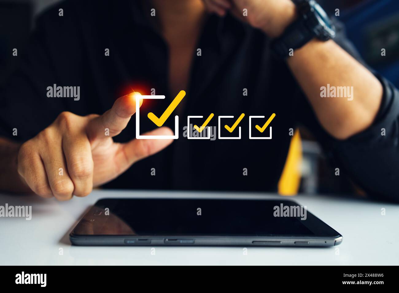 Successful businessman, corporate manager, and business professional ...