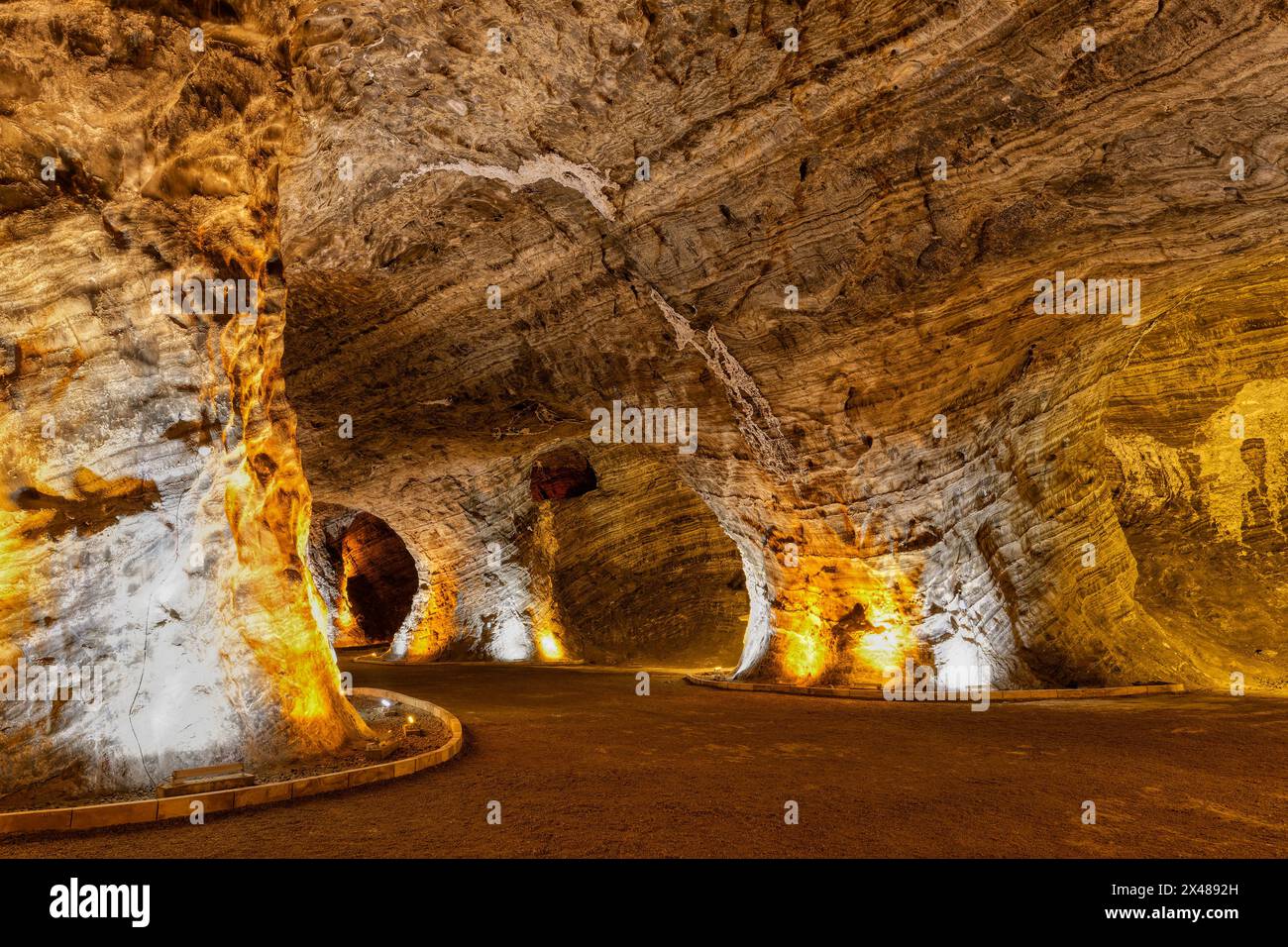 Tuzluca salt mine used for halotherapy, Tuzluca, Turkey Stock Photo - Alamy