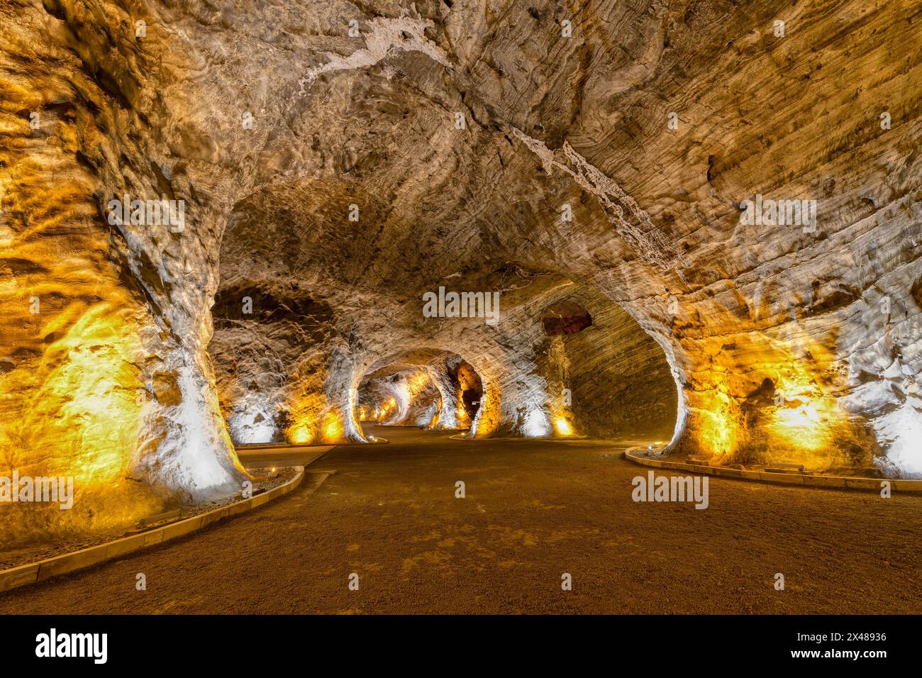 Tuzluca salt mine used for halotherapy, Tuzluca, Turkey Stock Photo - Alamy