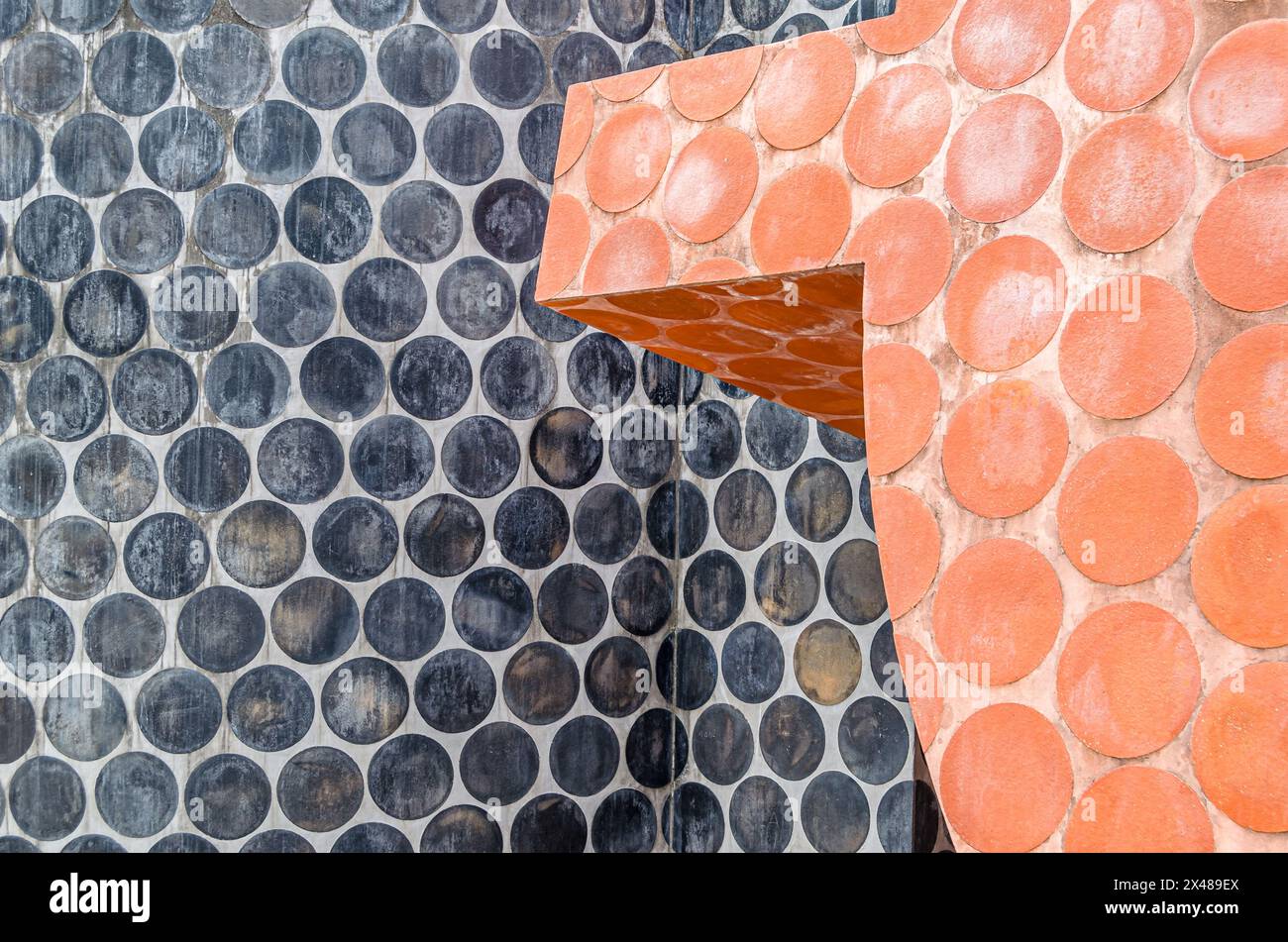 BILBAO, SPAIN - MAY 10, 2014: The sculpture "Sites and places" (2002 ...