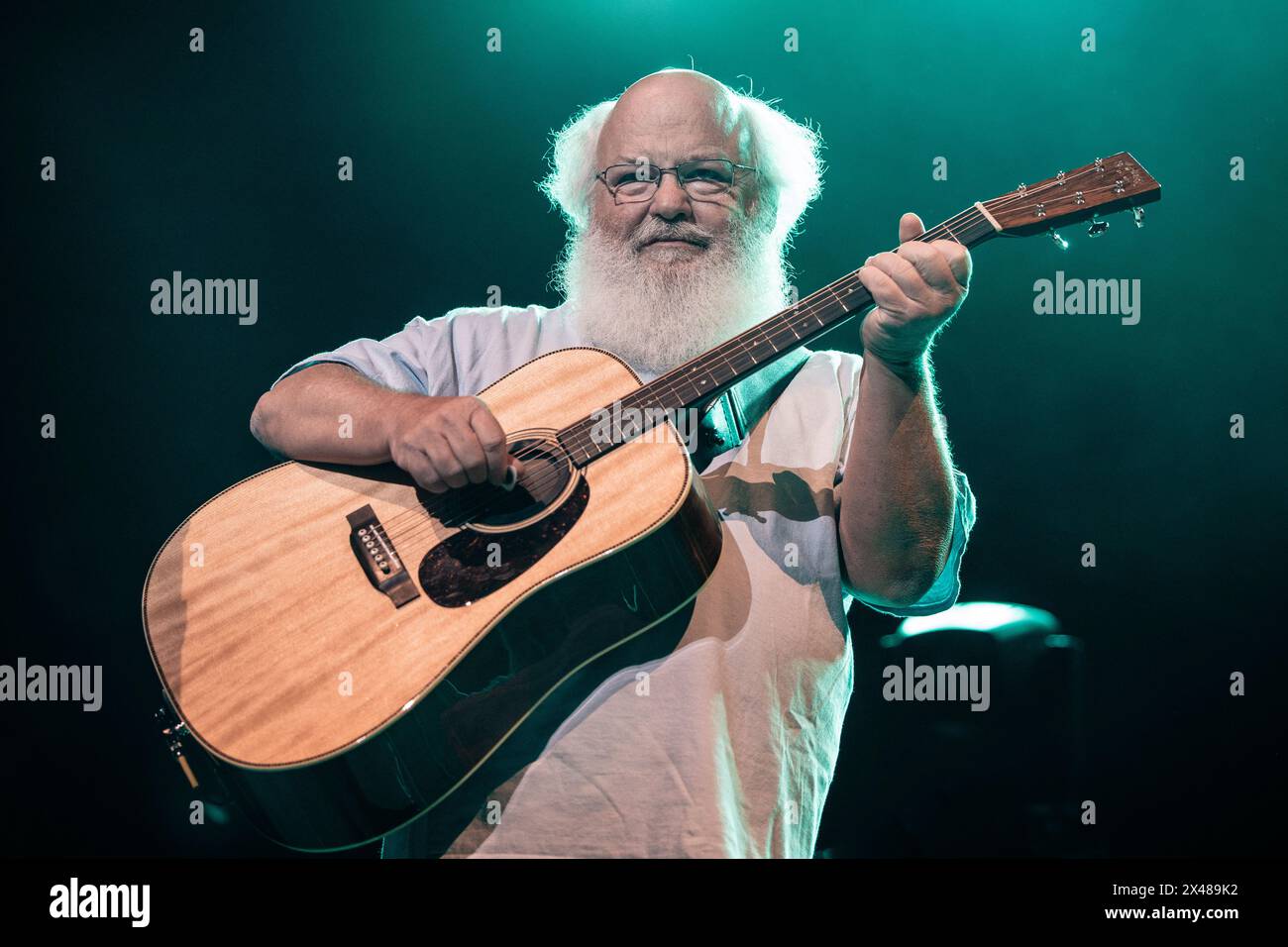 Kyle Gass of Tenacious D playing live in Oslo on 30 April 2024 on the ...