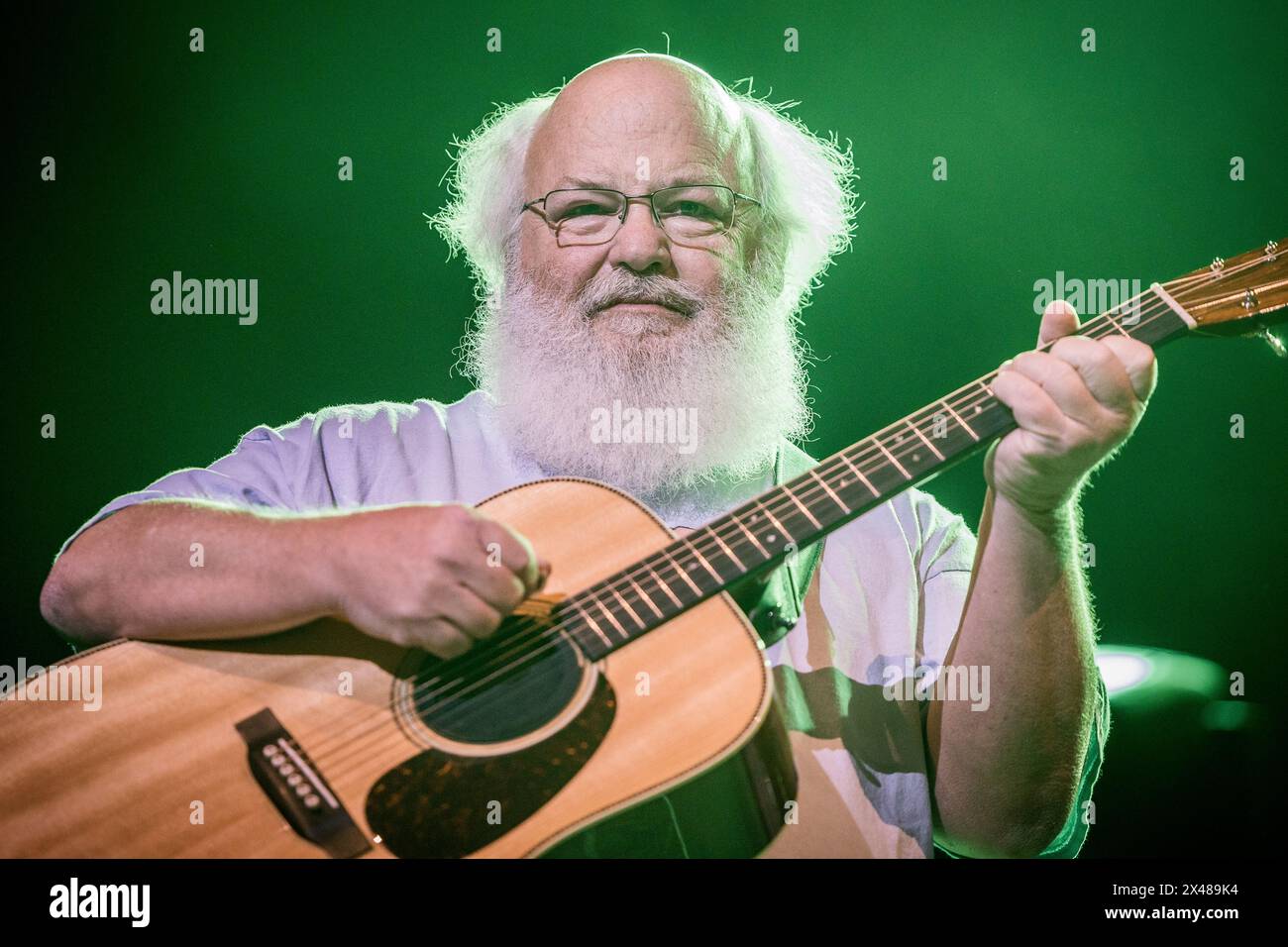 Kyle Gass of Tenacious D playing live in Oslo on 30 April 2024 on the ...