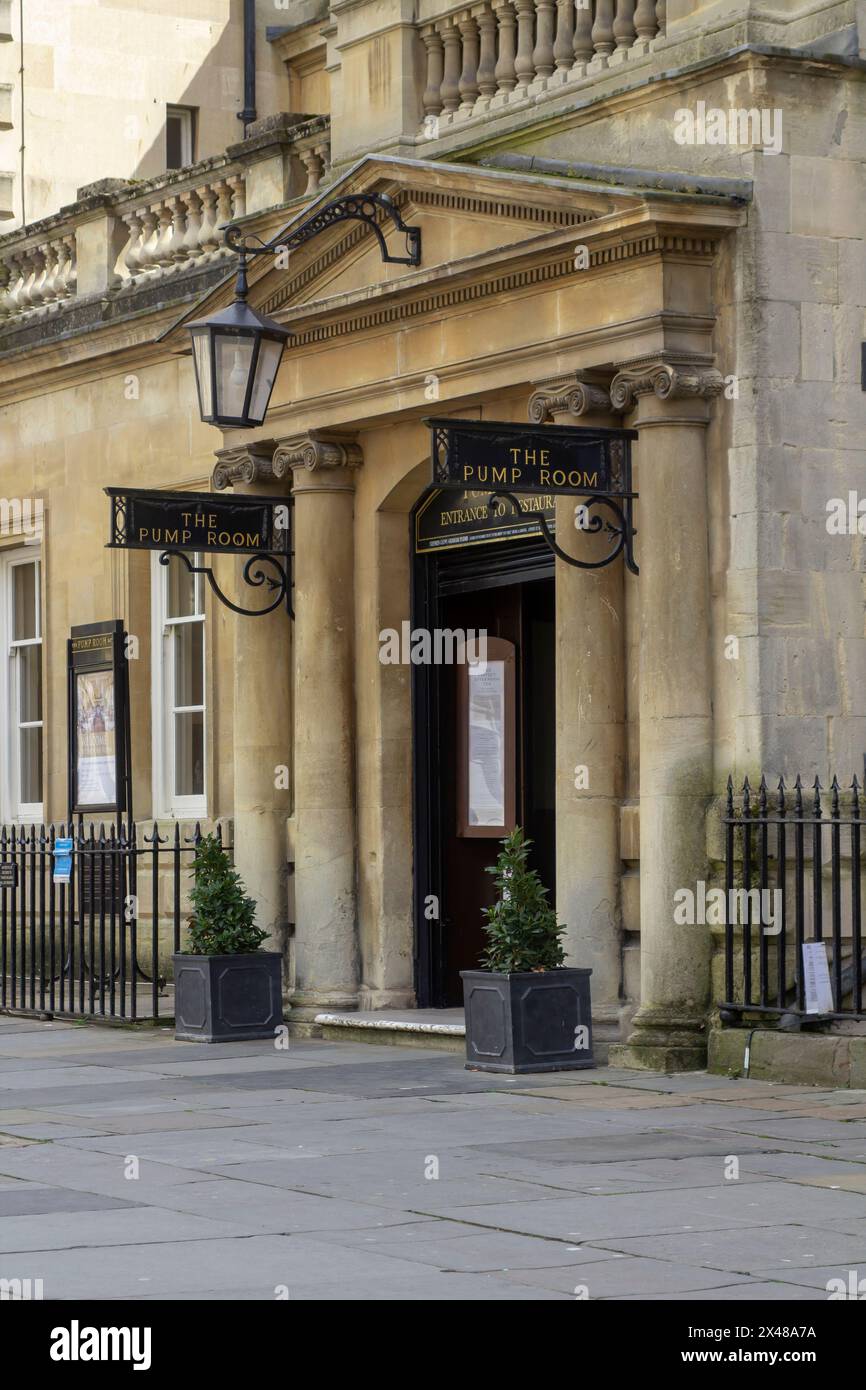 25 April 24 The entrance to the historic Georgian Pump Room in the ...
