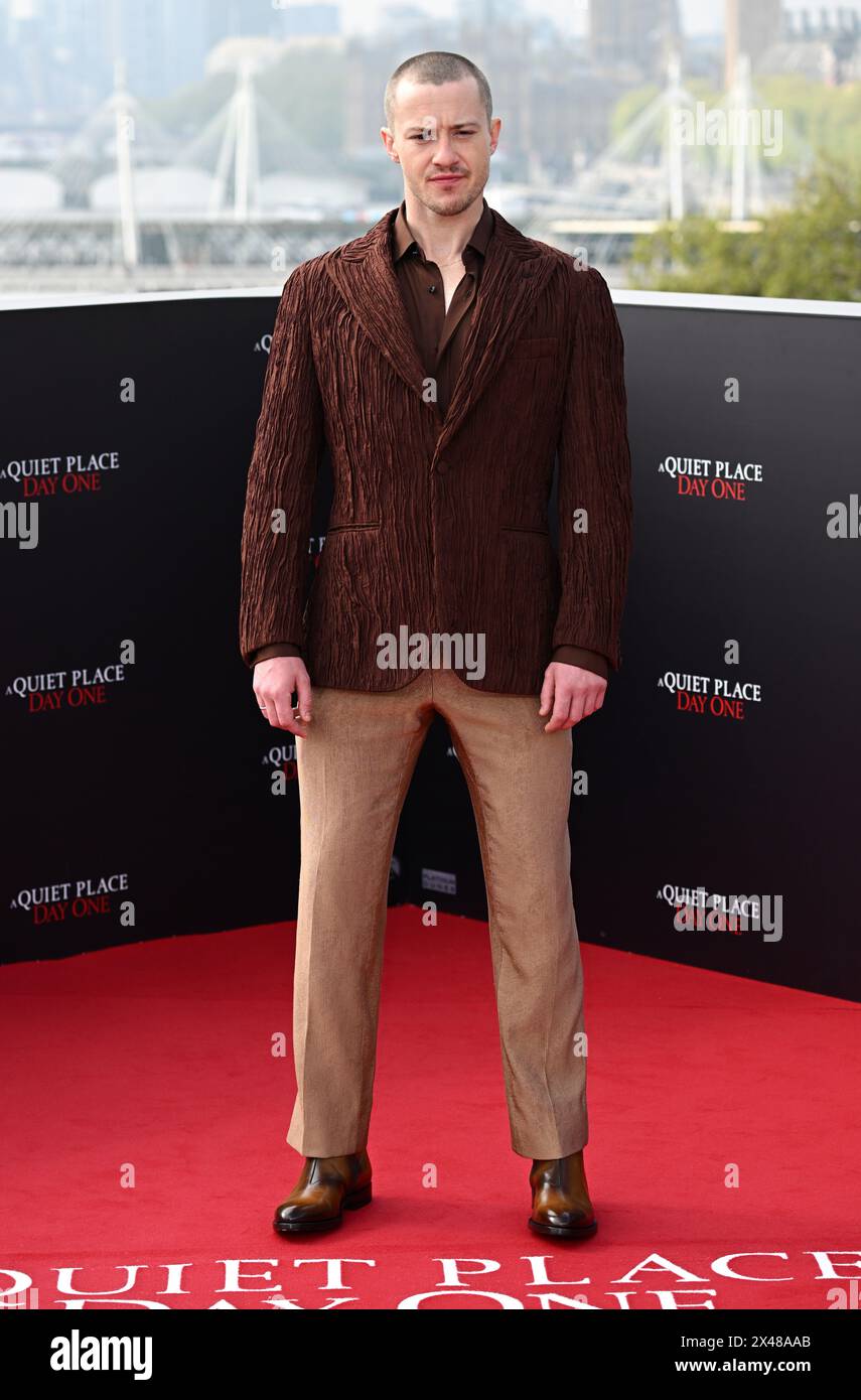 London, UK. May 1st, 2024. Joseph Quinn at A Quiet Place: Day One ...