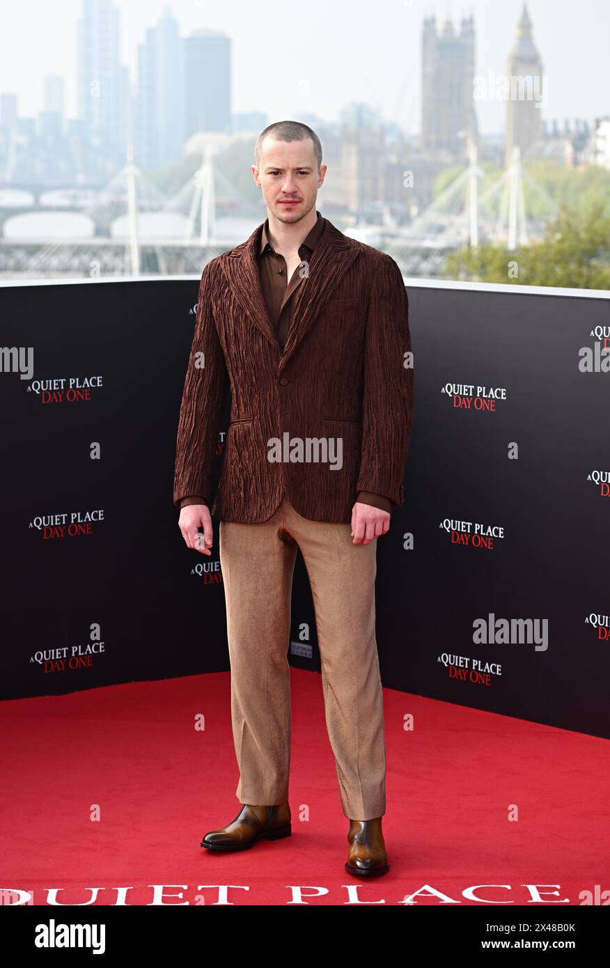 London, UK. May 1st, 2024. Joseph Quinn at A Quiet Place: Day One ...