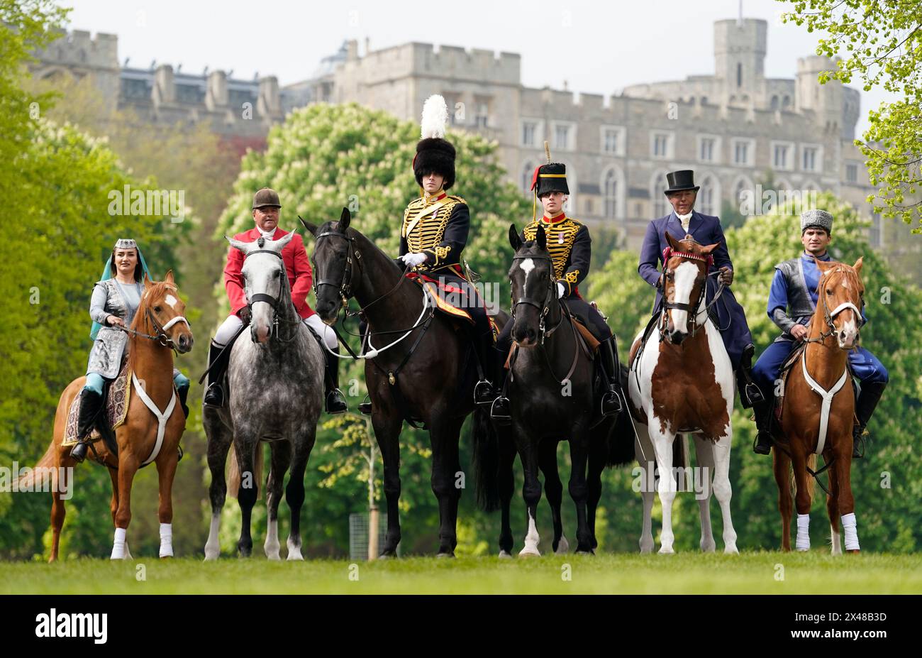 Kings troop royal horse artillery musical drive hi-res stock ...