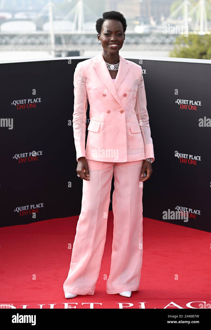 London, UK. May 1st, 2024. Lupita Nyong’o at A Quiet Place: Day One ...