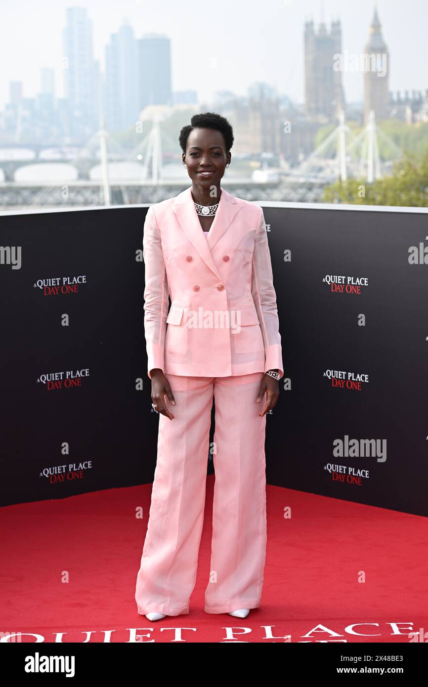 London, UK. May 1st, 2024. Lupita Nyong’o at A Quiet Place: Day One ...