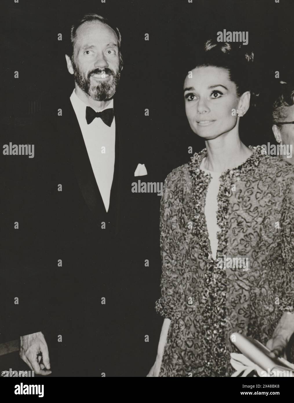 Audrey Hepburn and Will Ferrer at a gala event Stock Photo - Alamy
