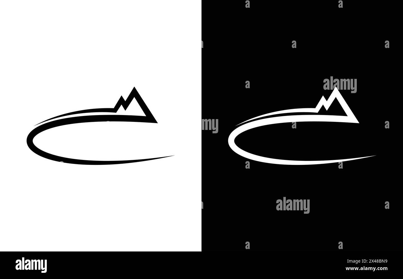 Minimalist adventure logo hi-res stock photography and images - Alamy