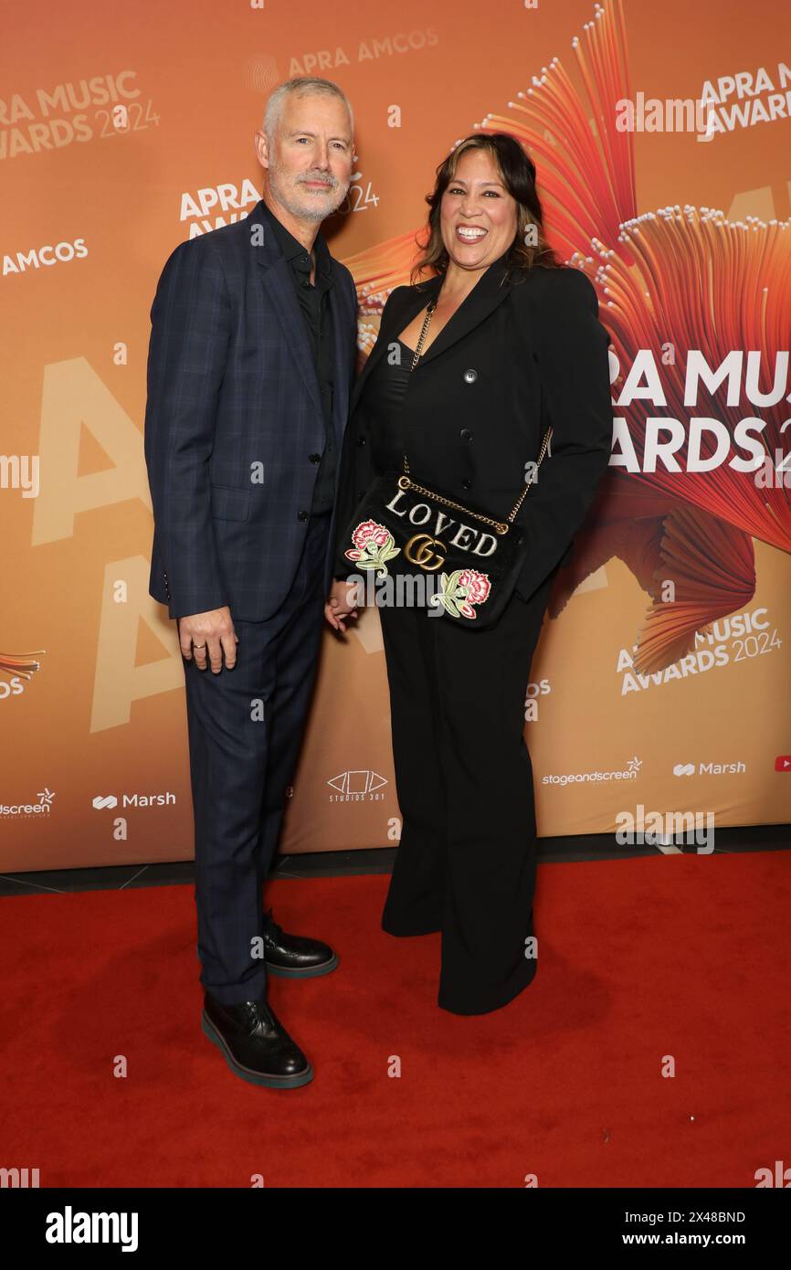 Sydney, Australia. 1st May 2024. Tbc arrives on the red carpet at the ICC for the APRA Music ...