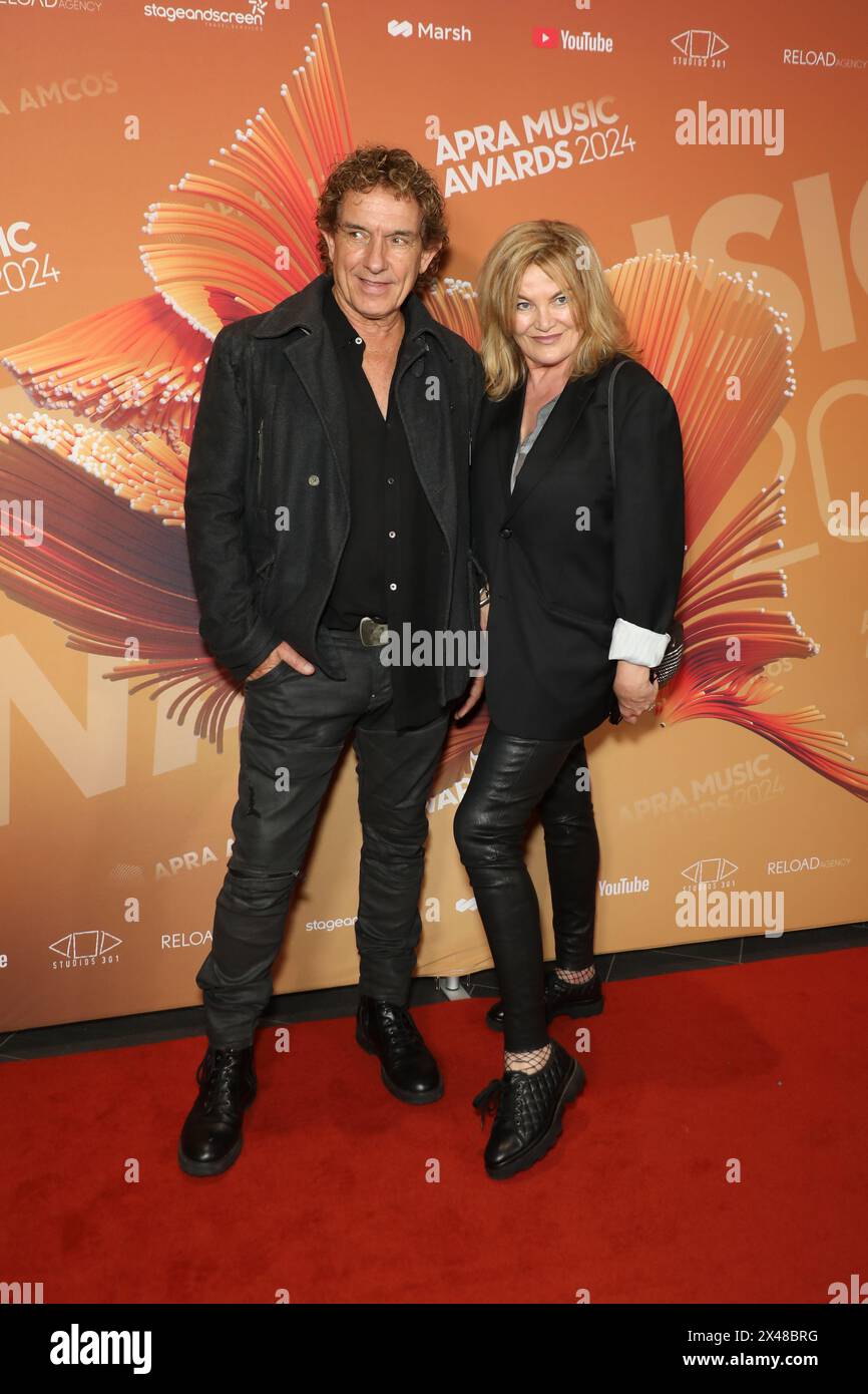 Sydney, Australia. 1st May 2024. Ian Moss and Margeaux Rolleston arrive ...