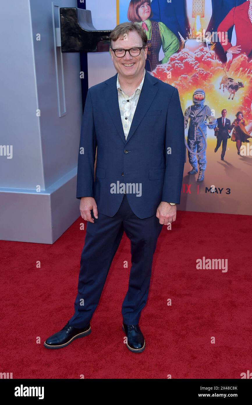 Andrew Daly bei der Premiere des Netflix-Films Unfrosted im Egyptian ...