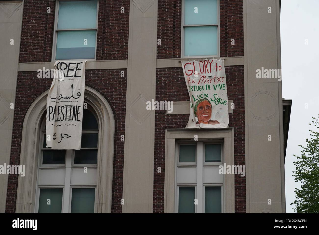 New York, United States. 29th Apr, 2024. Hamilton Hall at Columbia ...
