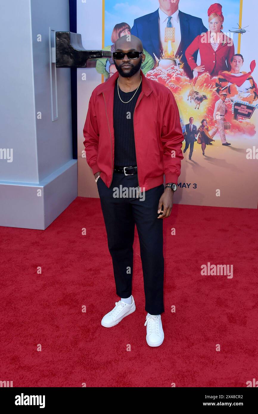 Josh Otusanya bei der Premiere des Netflix-Films Unfrosted im Egyptian ...