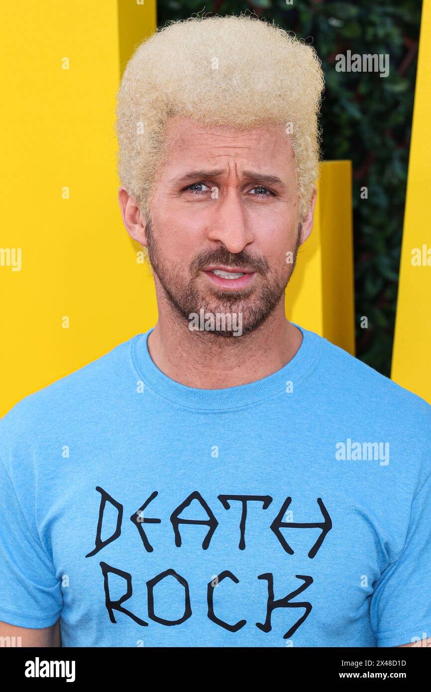 HOLLYWOOD, LOS ANGELES, CALIFORNIA, USA - APRIL 30: Ryan Gosling ...
