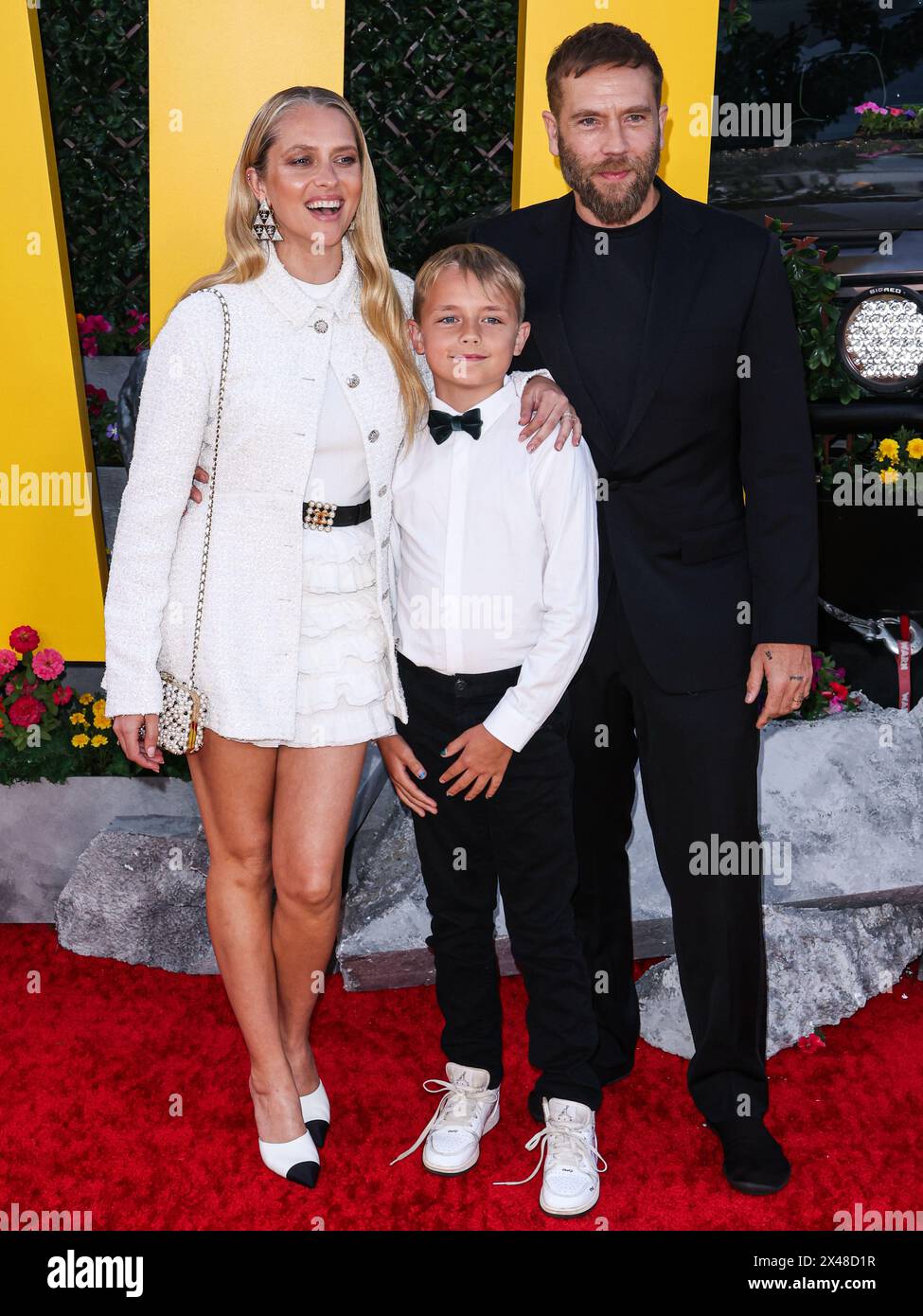 HOLLYWOOD, LOS ANGELES, CALIFORNIA, USA - APRIL 30: Teresa Palmer, son ...