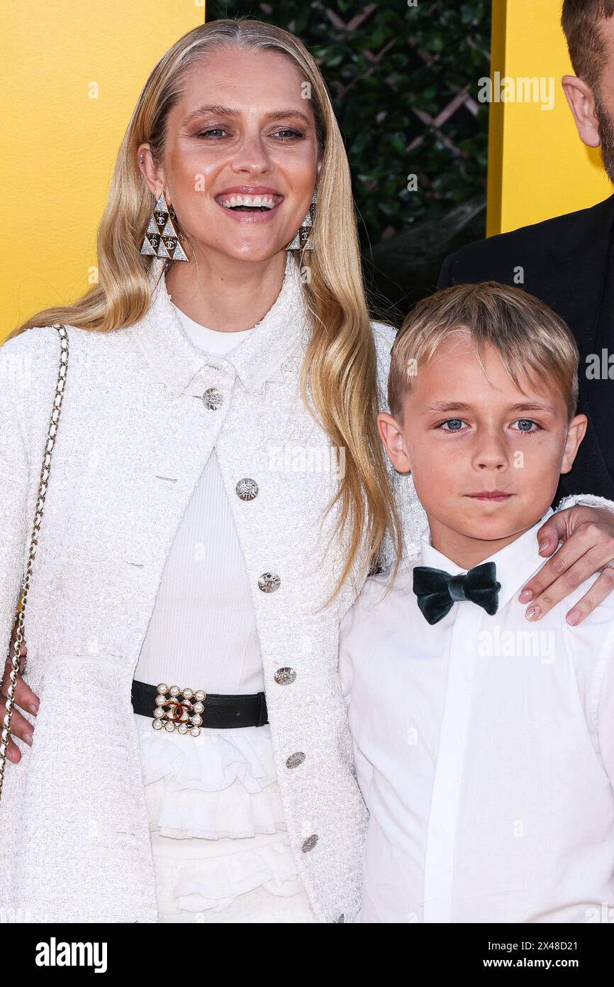 HOLLYWOOD, LOS ANGELES, CALIFORNIA, USA - APRIL 30: Teresa Palmer and ...