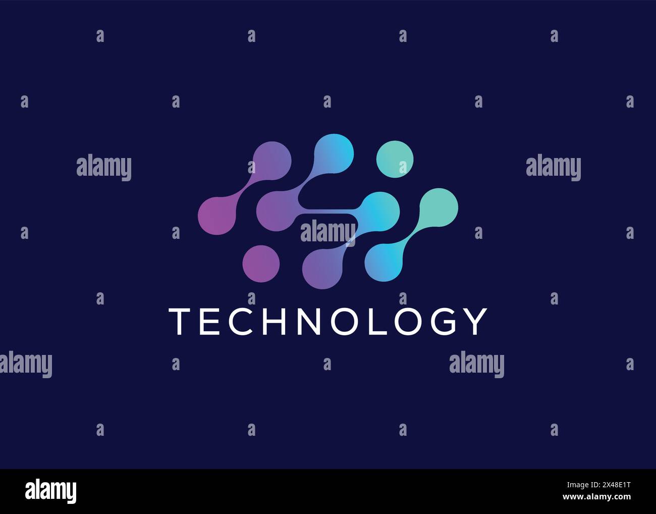 Minimalist Technology Vector Logo Modern Technology Vector Logo Stock Vector Image And Art Alamy