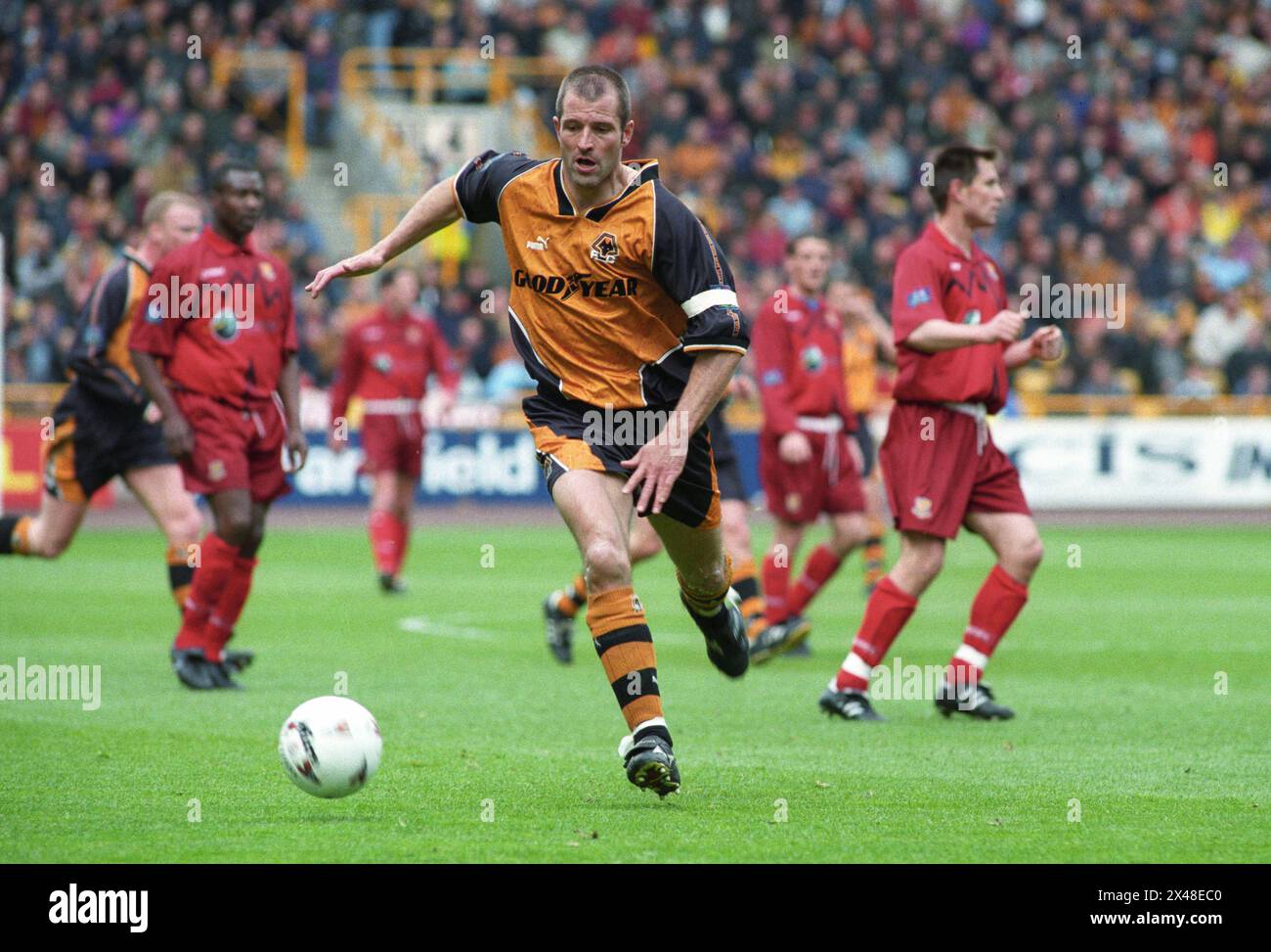 Wolves footballer Steve Bull Wolverhampton Wanderers v Southend United ...