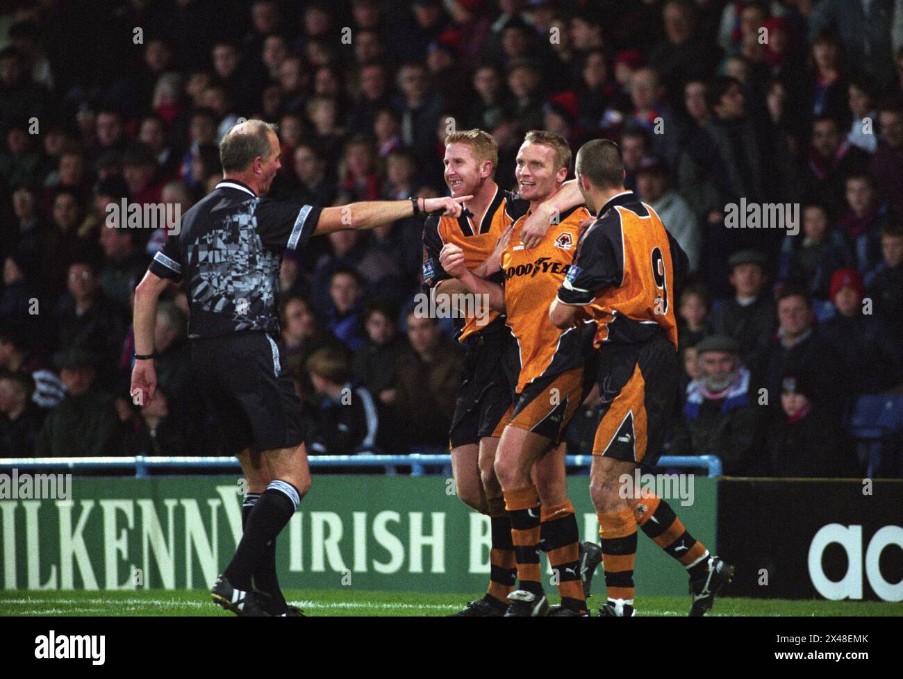 Crystal Palace v Wolverhampton Wanderers at Selhurst Park 23/11/96 2-3 ...