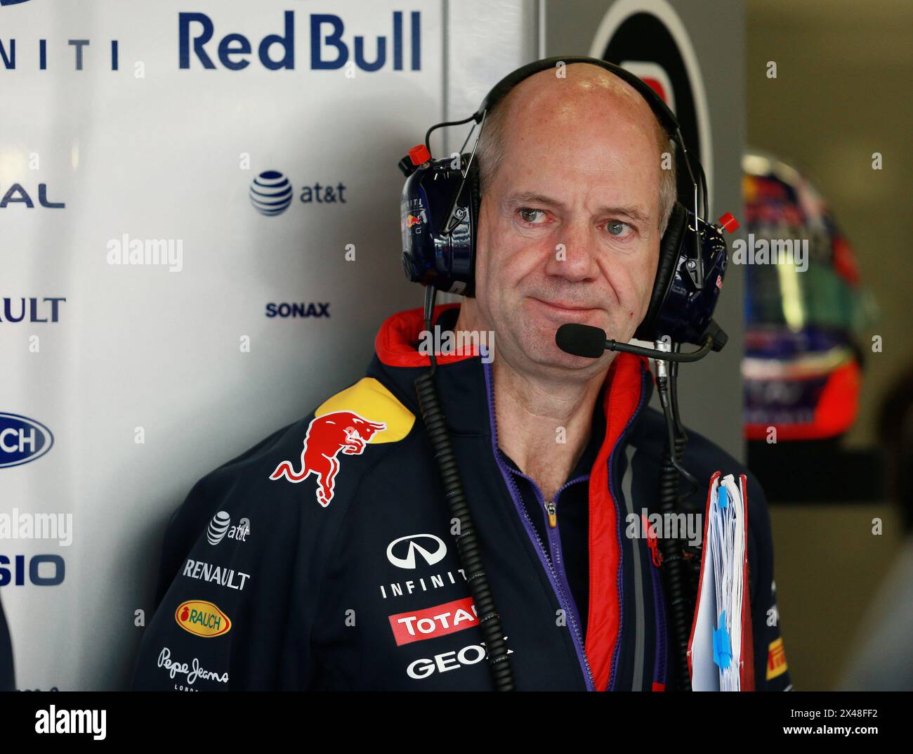 File photo dated 04-07-2014 of Red Bull's Adrian Newey. Adrian Newey, one of the most celebrated ...