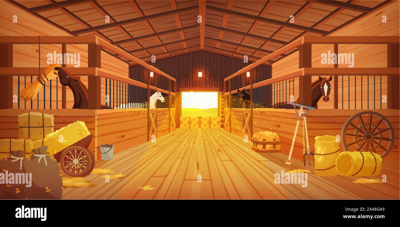 Paddock on barn Stock Vector Images - Alamy