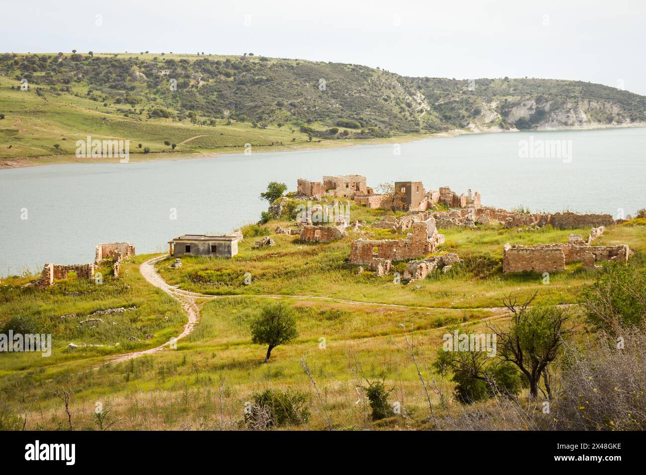 Foinikas, an abandoned village in the Paphos District of Cyprus. Ghost ...