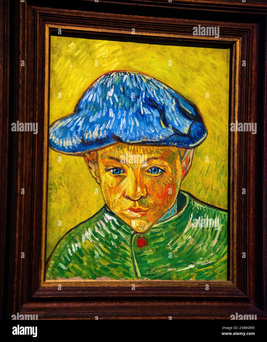Portrait of Camille Roulin at the Van Gogh Museum in Amsterdam ...