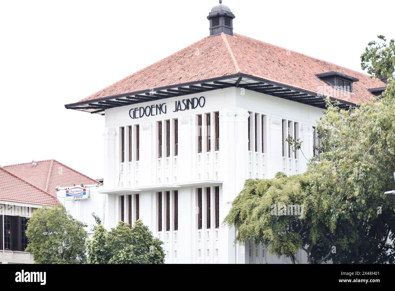 Jasindo building which is located in front of Fatahillah Museum ...