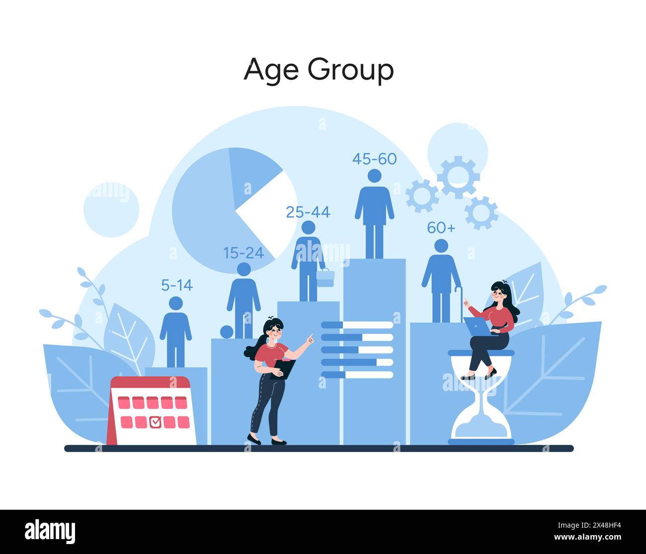 Elderly population chart hi-res stock photography and images - Alamy