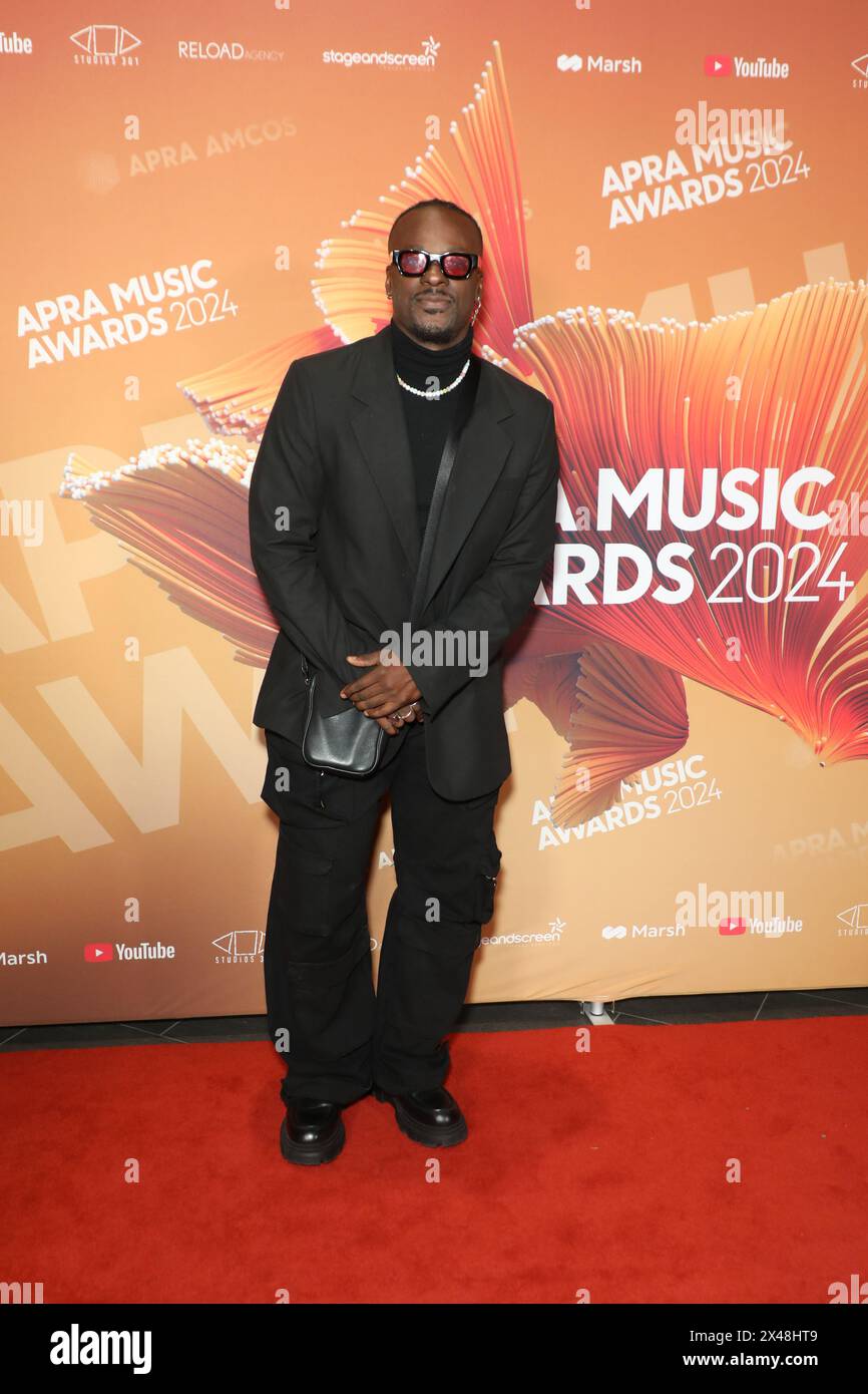 Sydney, Australia. 1st May 2024. Timothy Ugbedo Omaji, better known by his stage name Timomatic ...