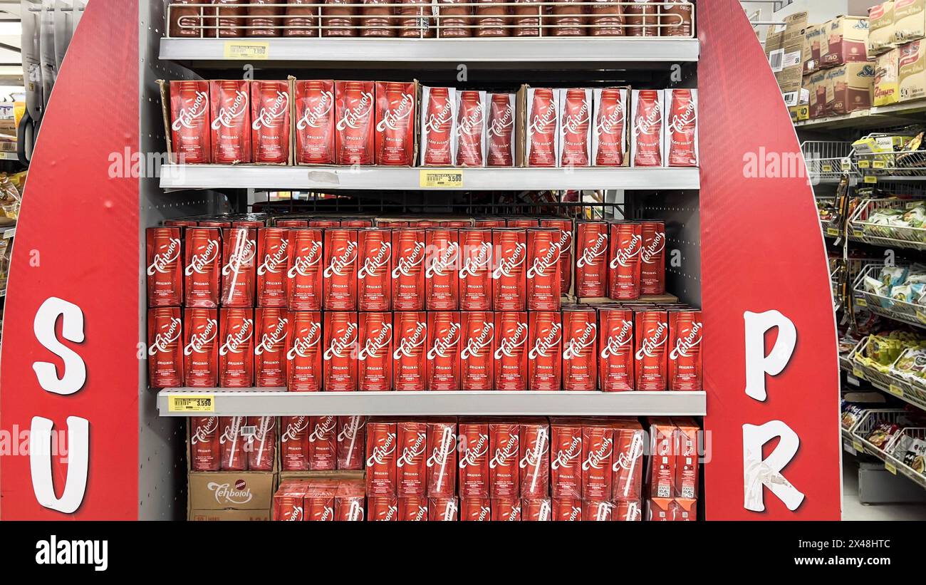 Packaged tea with the Teh Botol Sosro brand is an Indonesian brand that ...