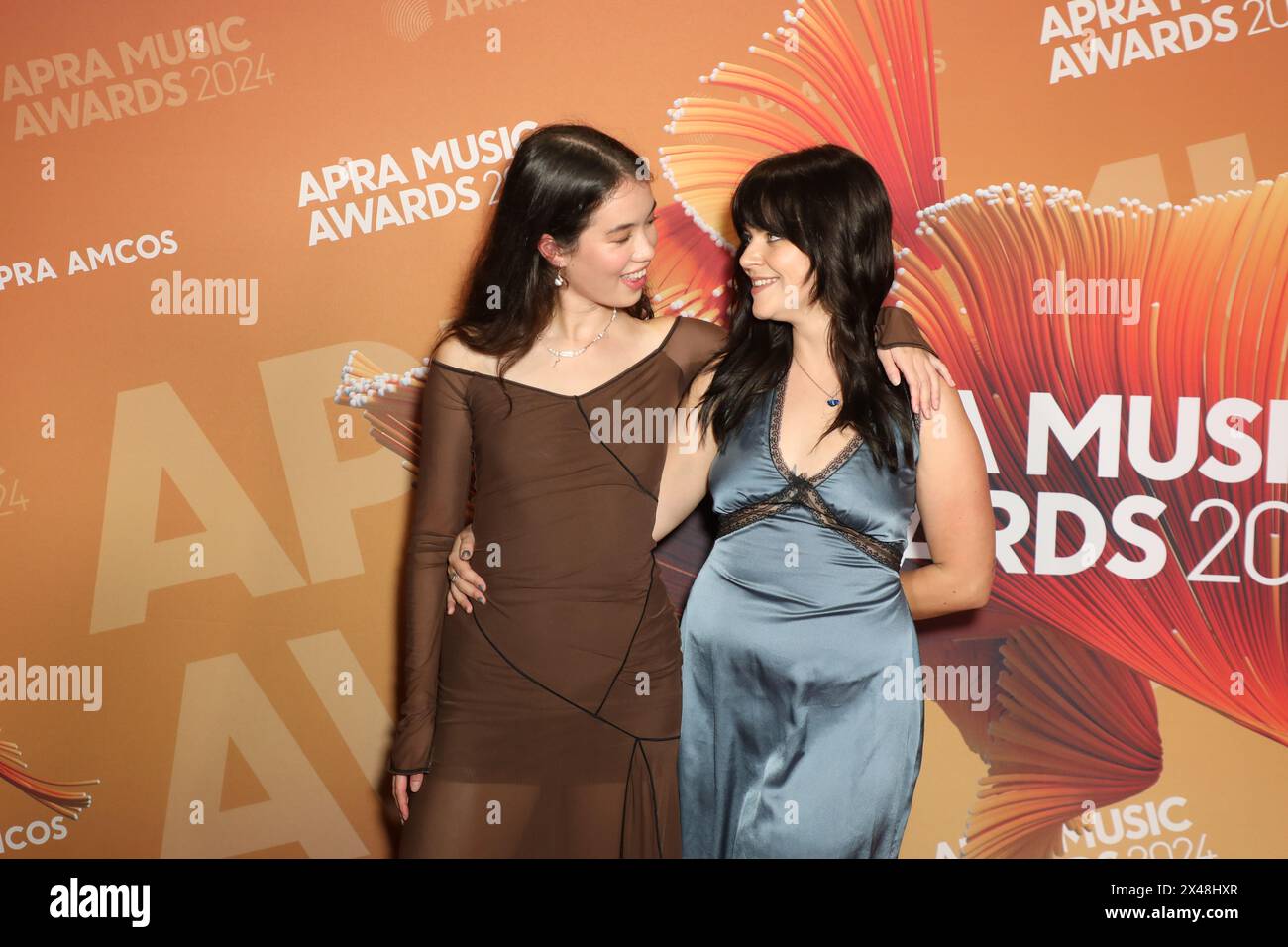 Sydney, Australia. 1st May 2024. Tbc arrives on the red carpet at the ICC for the APRA Music ...