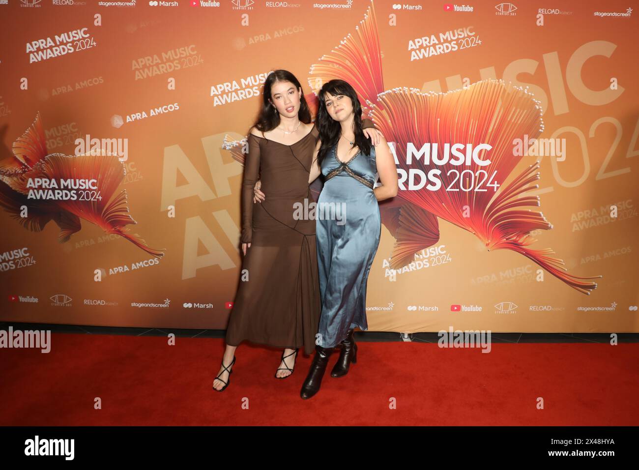 Sydney, Australia. 1st May 2024. Tbc arrives on the red carpet at the ICC for the APRA Music ...