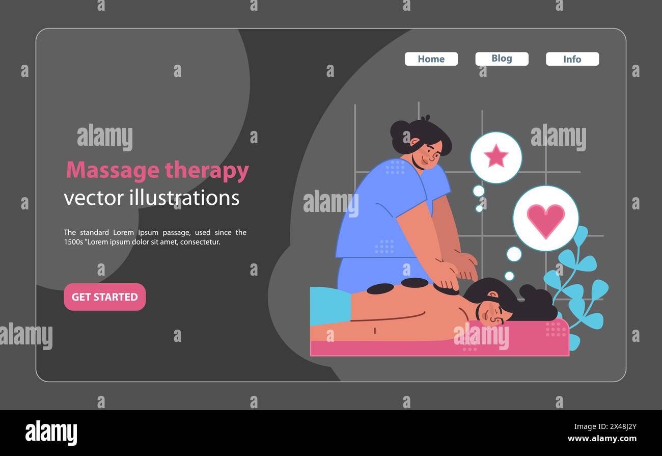 Revitalizing massage therapy session. Holistic wellness and relaxation ...