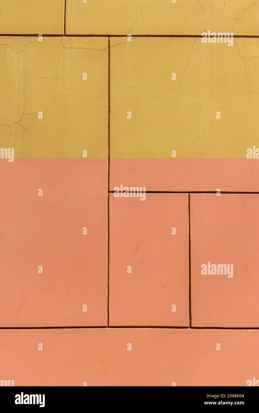 Close-up of the wall of a house , forming rectangles that looks like an ...