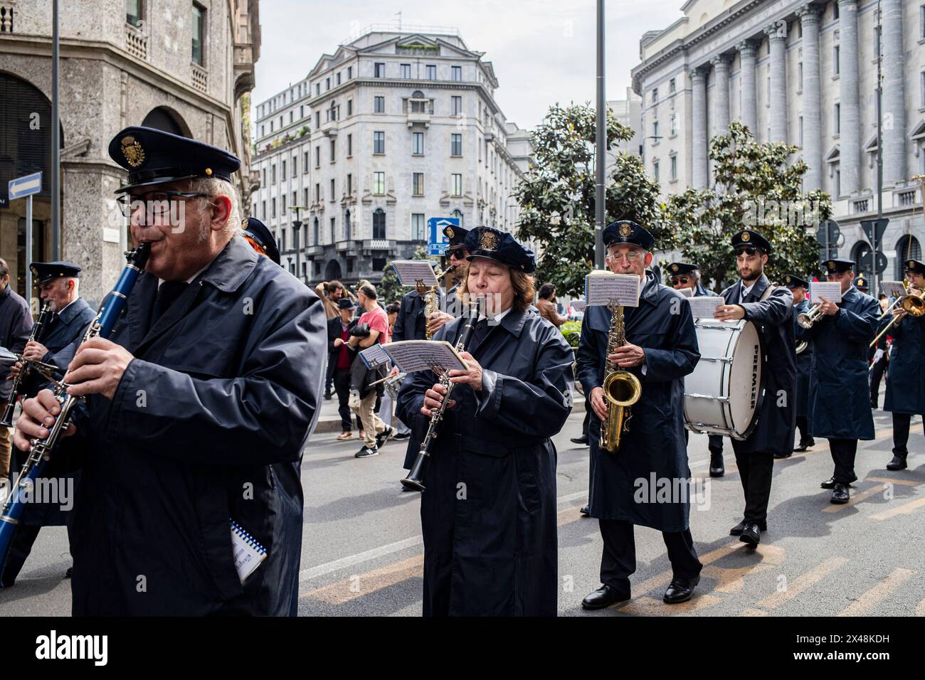 Milano, Italia. 01st May, 2024. Festa dei lavoratori primo maggio ...