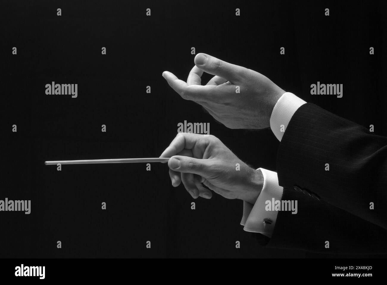 music conductor hands Stock Photo - Alamy