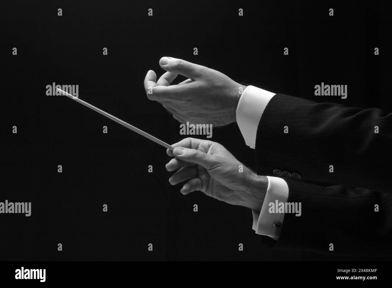 music conductor hands Stock Photo - Alamy