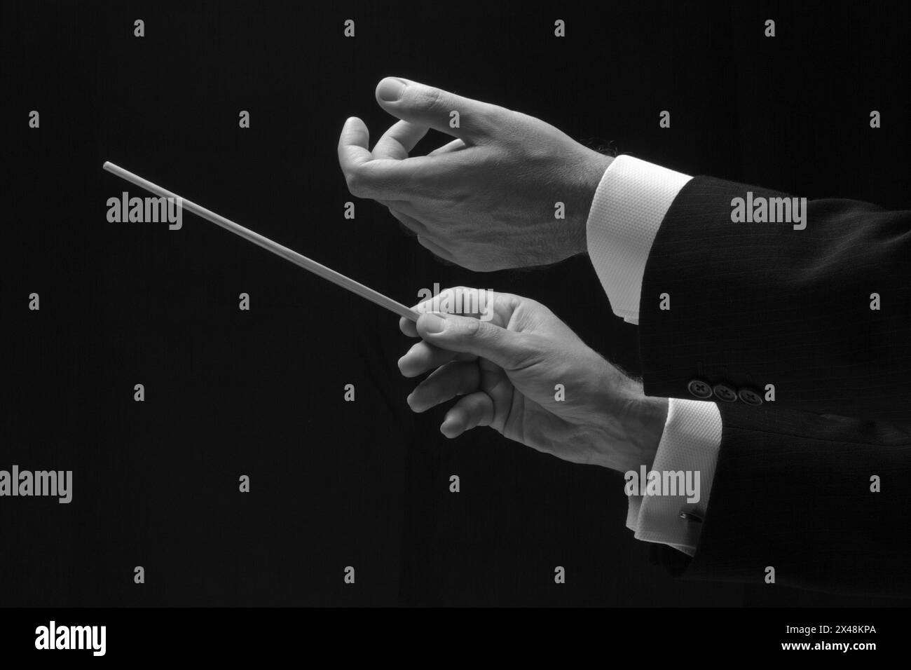 music conductor hands Stock Photo - Alamy
