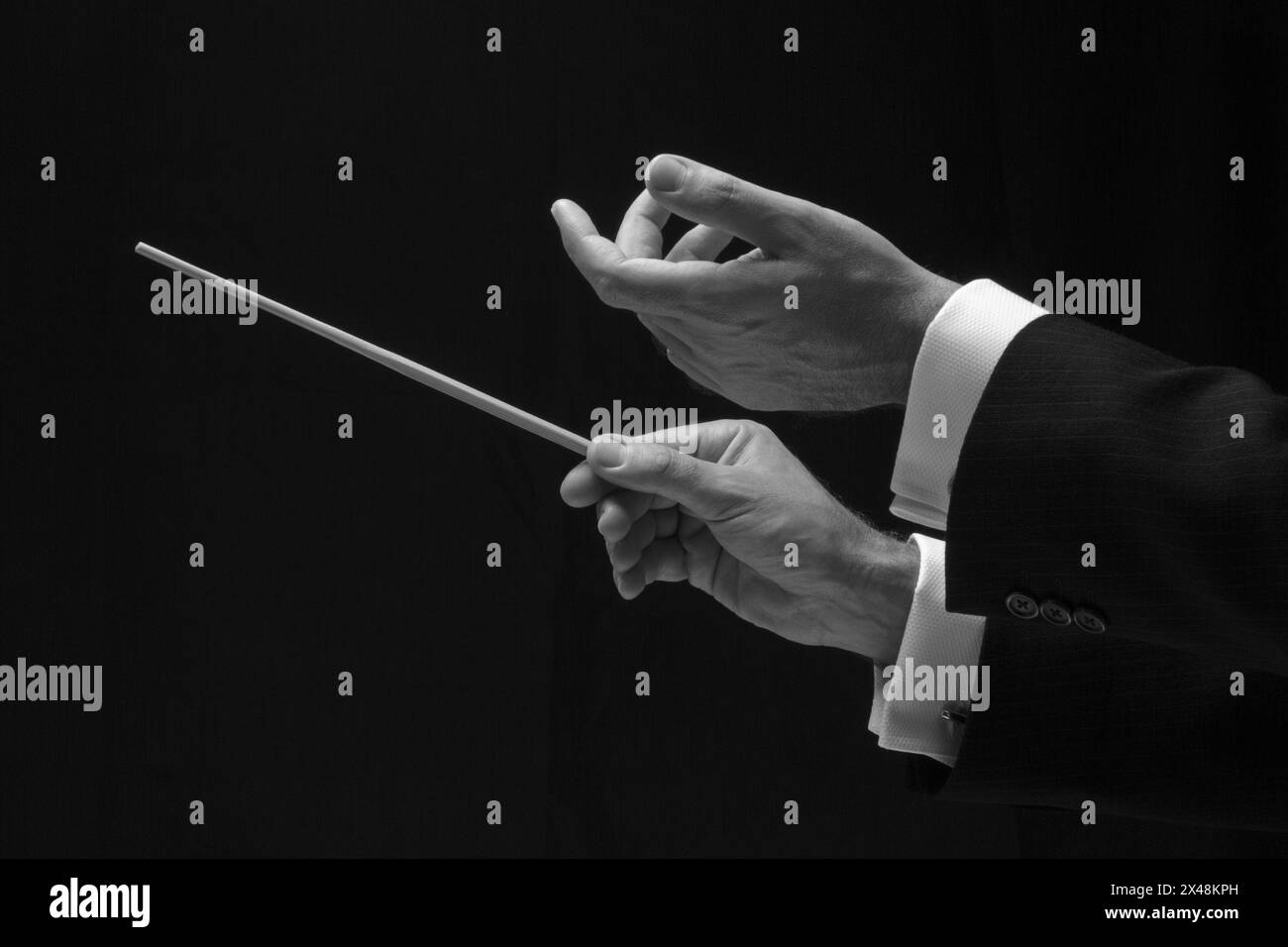 music conductor hands Stock Photo - Alamy